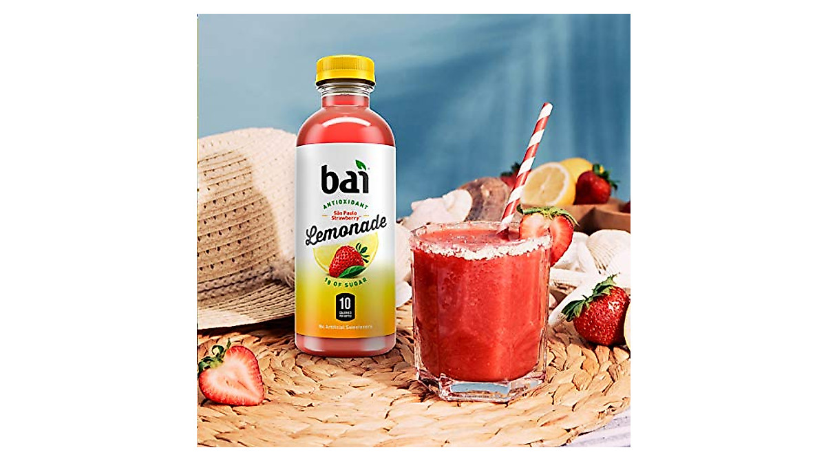 Bai Flavored Water, São Paulo Strawberry Lemonade, Antioxidant Infused ...