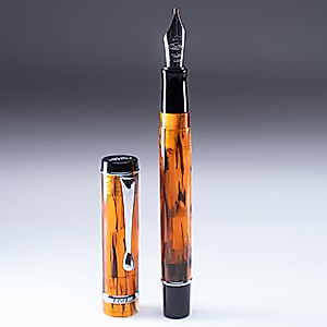 Conklin Duragraph Amber Fountain Pen, Med Nib (CK71342)