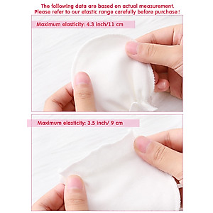 12 Pieces Newborn Baby Hats Mittens Set Bow Beanie Cap Cotton Glove for 0-6 Baby (Vivid Colors)