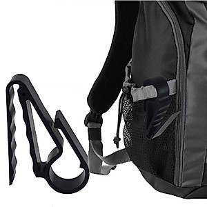 Alovexiong 2 Pack Grip Cigar Holder Golfer Cigars Clip Flexibility Golf Course Cigar Minder Attaches Cigars Putter to Boats, BBQ Grills for Golfers, Golf Bag and Golf Carts (Black)