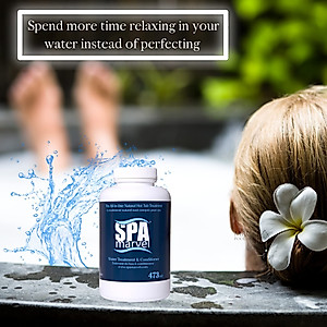 Spa Marvel Treatment and Conditioner Plus Hot Tub Sponge Oil Absorber - 1 Pack