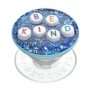 ​​​​PopSockets Phone Grip with Expanding Kickstand, Graphic PopGrip - Alphabet Soup Be Kind