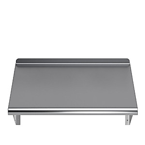 AmGood 18" X 24" Stainless Steel Wall Shelf | NSF | Metal Shelving | Garage, Laundry, Storage, Utility Room | Restaurant, Commercial Kitchen