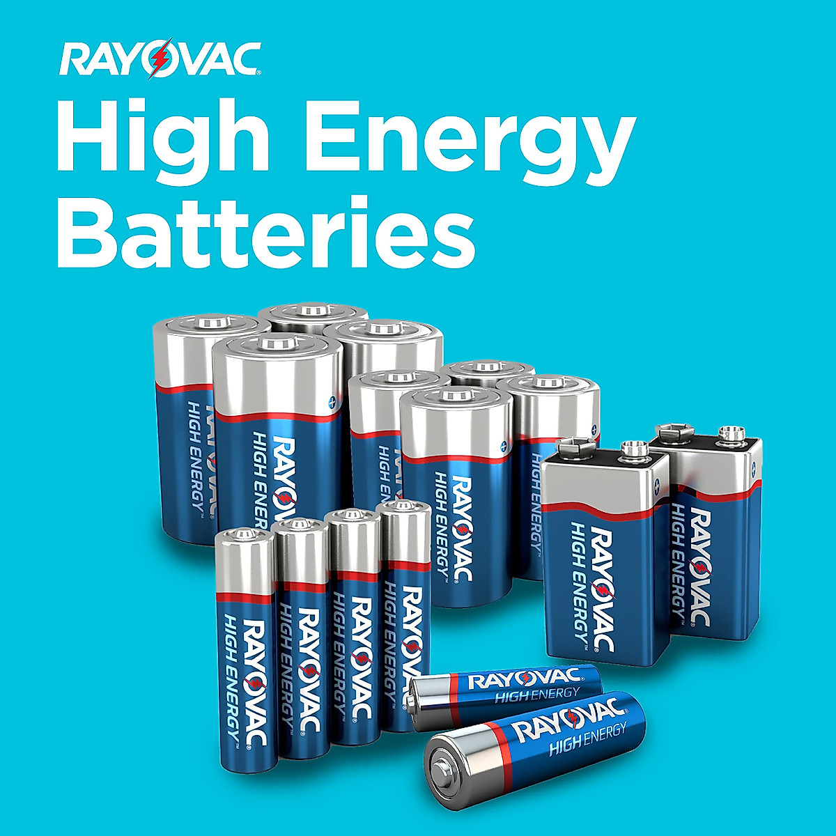 Rayovac High Energy AAA Batteries (30 Pack), Alkaline Triple A Batteries