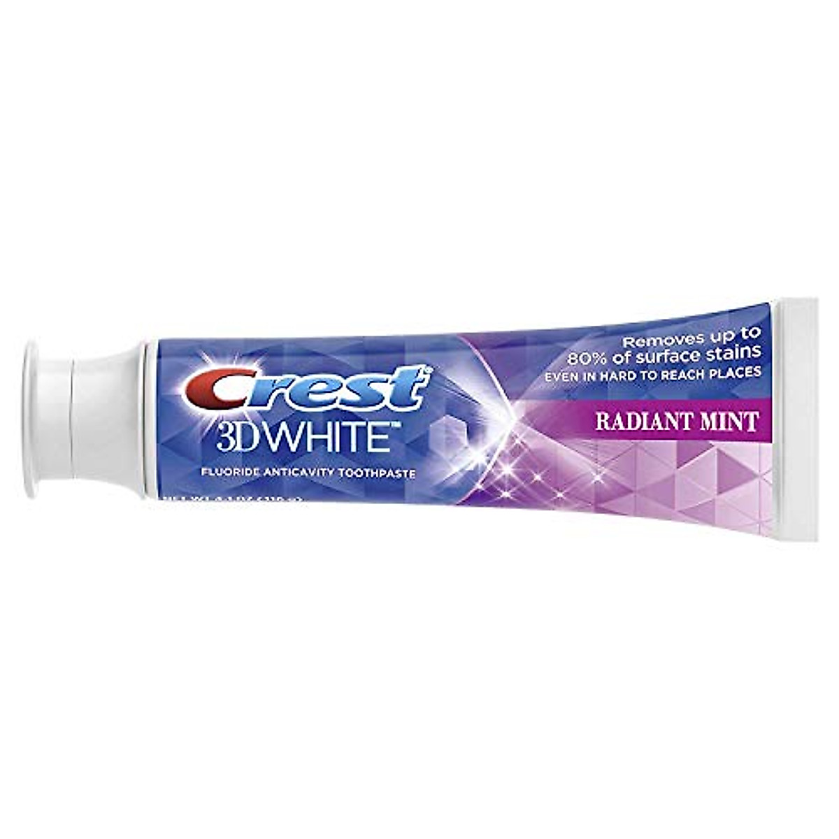 Crest 3D White, Whitening Toothpaste Radiant Mint, 8.2 Oz