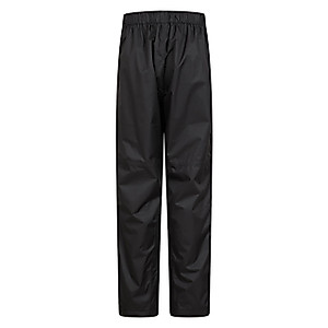 Mountain Warehouse Spray Womens Waterproof Overpants - Regular Length Black 2