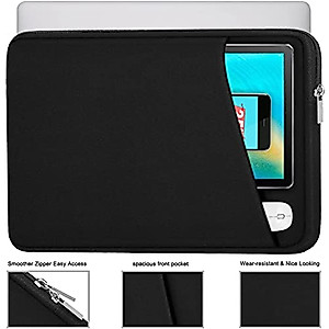 Laptop Case, Laptop Sleeve 14 inch, Durable Carrying Bag Shockproof Protective Case Cover, Handbags Briefcase Laptop Bag Compatible with 14" MacBook Air/Pro HP Asus Lenovo Notebook Computer, Black