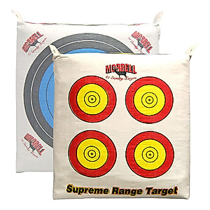 Morrell Weatherproof Supreme Range Archery Bag Target Replacement NASP Field Point Cover with 2 Shooting Sides and 4 Shooting Spots, White, Cover Only