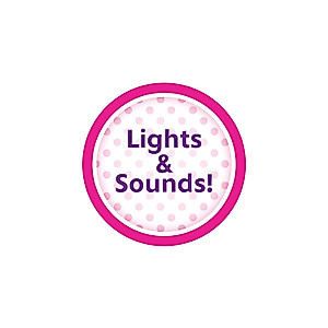 Disney Junior Minnie Mouse Sparkle 'N Clean Play Vacuum with Lights and Sounds, Pretend Play, Officially Licensed Kids Toys for Ages 3 Up by Just Play