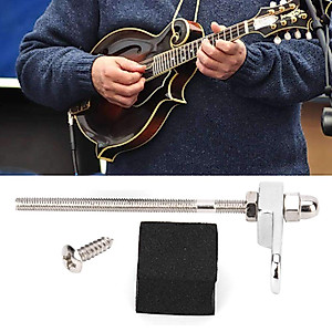 Pickguard Mounting Bracket Mandolin Mounting Bracket Mandolin Pickguard Mounting with Screw for Mandolin Jazz Guitar Performance Accessory