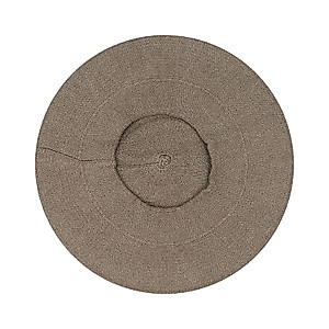 Gllutt Cashmere Beret Hat French Style Stretchy Knitting Solid Color Both Side Usable (Coffee)