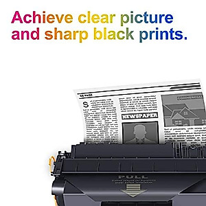 Uniwork Compatible Toner Cartridge Replacement for HP 80A CF280A 80X CF280X 05A CE505A for Laserjet Pro 400 M401A M401D M401N M401DN M401DNE M401DW, MFP M425DN Printer Tray (4 Black)