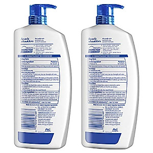 Head and Shoulders Shampoo, Daily-Use Anti-Dandruff Paraben Free Treatment, Dry Scalp Care with Almond Oil, 32.1 fl oz, Twin Pack