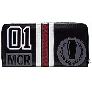 My Chemical Romance MCR Rock Band Coin and Card Purse Black, Black, One Size, Clutch