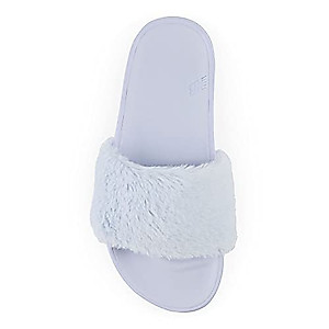 New Balance Women's 200 V2 Slide Sandal, Starlight/Silver Metalic, 9