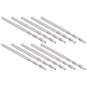 10Pcs High Speed Steel Cobalt Drill Bit Set, 1.75mm/0.07in Twist Drill Bit Small Straight Shank Pearl Drilling Machine Tools, for Pearl Beads Punching, Jewelry Processing