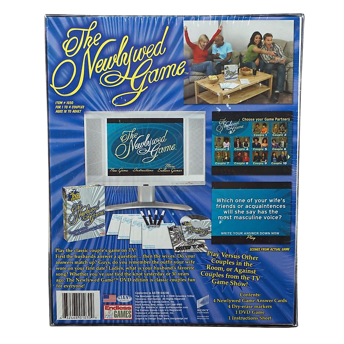 Endless Games The Newlywed Game DVD