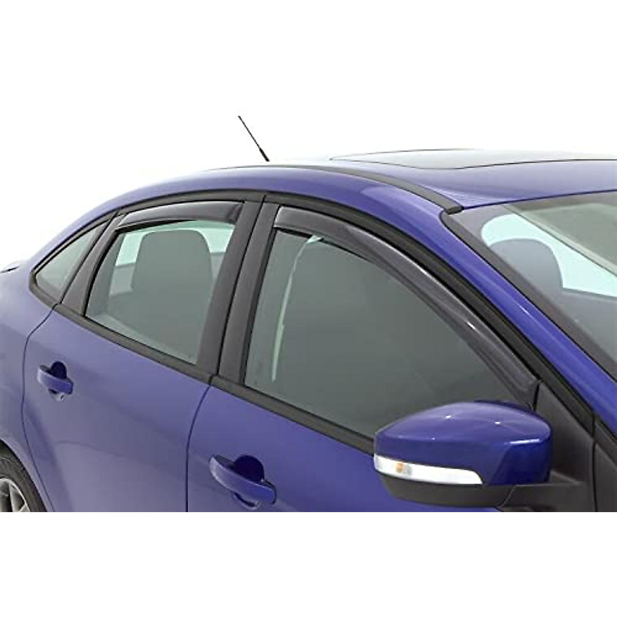 Auto Ventshade [AVS] Ventvisor / Rain Guards | Outside Mount | Smoke, 4 pc | 94059 | Fits 2001 - 2012 Ford Escape (05-12 Hybrid), 2008 - 2012 Mazda Tribute, 2005 - 2011 Mercury Mainer