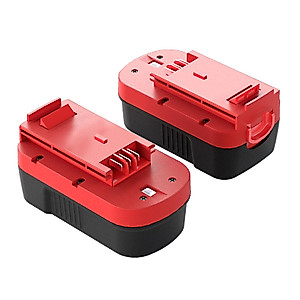 Moticett 3600mAh HPB18 Replacement for Black and Decker 18V Battery Ni-Mh Battery Compatible with Black and Decker 18 Volt Battery 244760-00 A1718 FSB18 FS18FL-2Packs