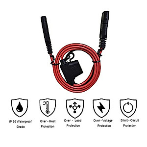 SAE to SAE Extension Cable with SAE Plug 3ft