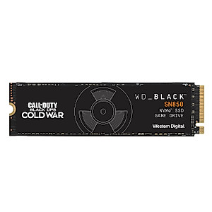 WD_BLACK 1TB SN850 Game Drive Call of Duty Special Edition: Black Ops Cold War, Internal NVMe M.2 PCIe Gen4 SSD - WDBB2F0010BNC-WRSN