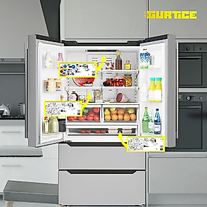 NEW 1 PCS W10515058 and 2 PCS W10515057 LED Light Set Compatible with Whirlpool Kenmore Maytag freezer refrigerator, Replaces WPW10515058, W10522611, AP6022533 PS11755866, WPW10515057