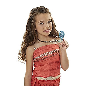 Disney Princess Disney Moana Necklace Light Up Magical Seashell Heart of Te Fiti