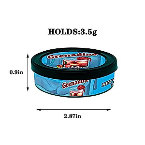 Self-Seal Cali Tin Can with Ring Lid and Labels, Side Stickers, Pressitin Stickers, Tin Tuna Can - No Tools Needed - 100ml/3.5g-20 Sets