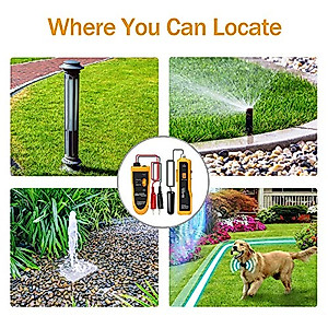 KOLSOL F02 Underground Cable Locator, Wire Tracer with Earphone, Cable Tester for Dog Fence Cables Irrigation Control Wires