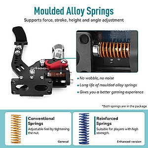 aikeec 64 Bit USB Handbrake with Clamp for PC Windows Sim Racing Games G25 G27 G29 T500 FANATECOSW Dirt Rally with Handle Grip