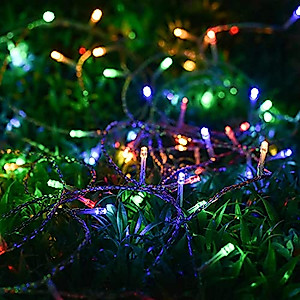 66FT 200 LED Indoor/Outdoor Fairy String Lights Plug in, Waterproof Christmas Lights with 8 Lighting Modes for Bedroom, Wedding, Party, Garden, Christmas Tree Decoration
