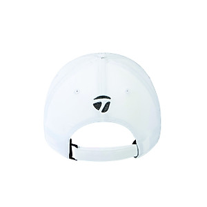 TaylorMade Golf 2018 MEN'S PERFORMANCE SEEKER HAT, WHITE, ONE SIZE