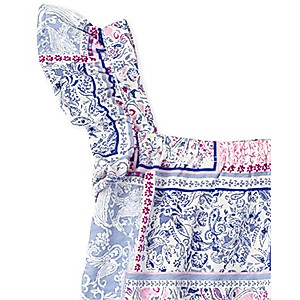 The Children's Place Baby Toddler Girls Sleeve Top and Shorts 2-Piece Sets, Simplywht, 4T