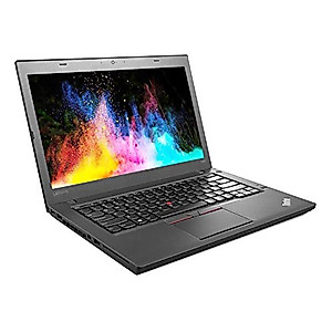 Lenovo ThinkPad T460 14 inches Laptop, Core i5-6300U 2.4GHz, 8GB RAM, 240GB Solid State Drive, Windows 10 Pro 64bit (Renewed)