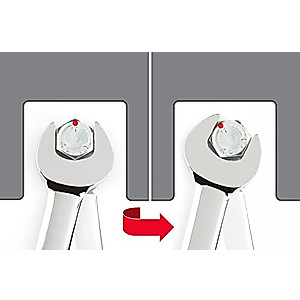 TEKTON 1/2 Inch Stubby Ratcheting Combination Wrench | WRN50010