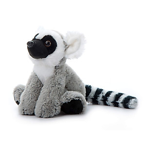 The Petting Zoo Ringtailed Lemur Stuffed Animal, Gifts for Kids, Wild Onez Zoo Animals, Ringtailed Lemur Plush Toy 9 inches