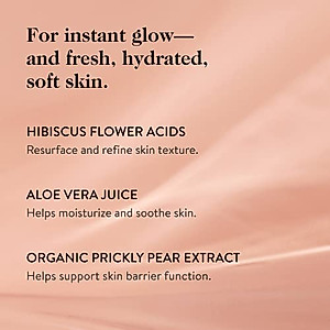 goop Sensitive Skin Resurfacing Toner | Brightens & Smooths | Hibiscus and Prickly Pear Flower Extract | 4 fl oz | Paraben and Silicone Free