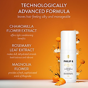 PHILIP B. Weightless Conditioning Water, Magnolia Flower, 2.5 oz. (75 ml) | Instantly Adds Smoothness, Fullness and Shine