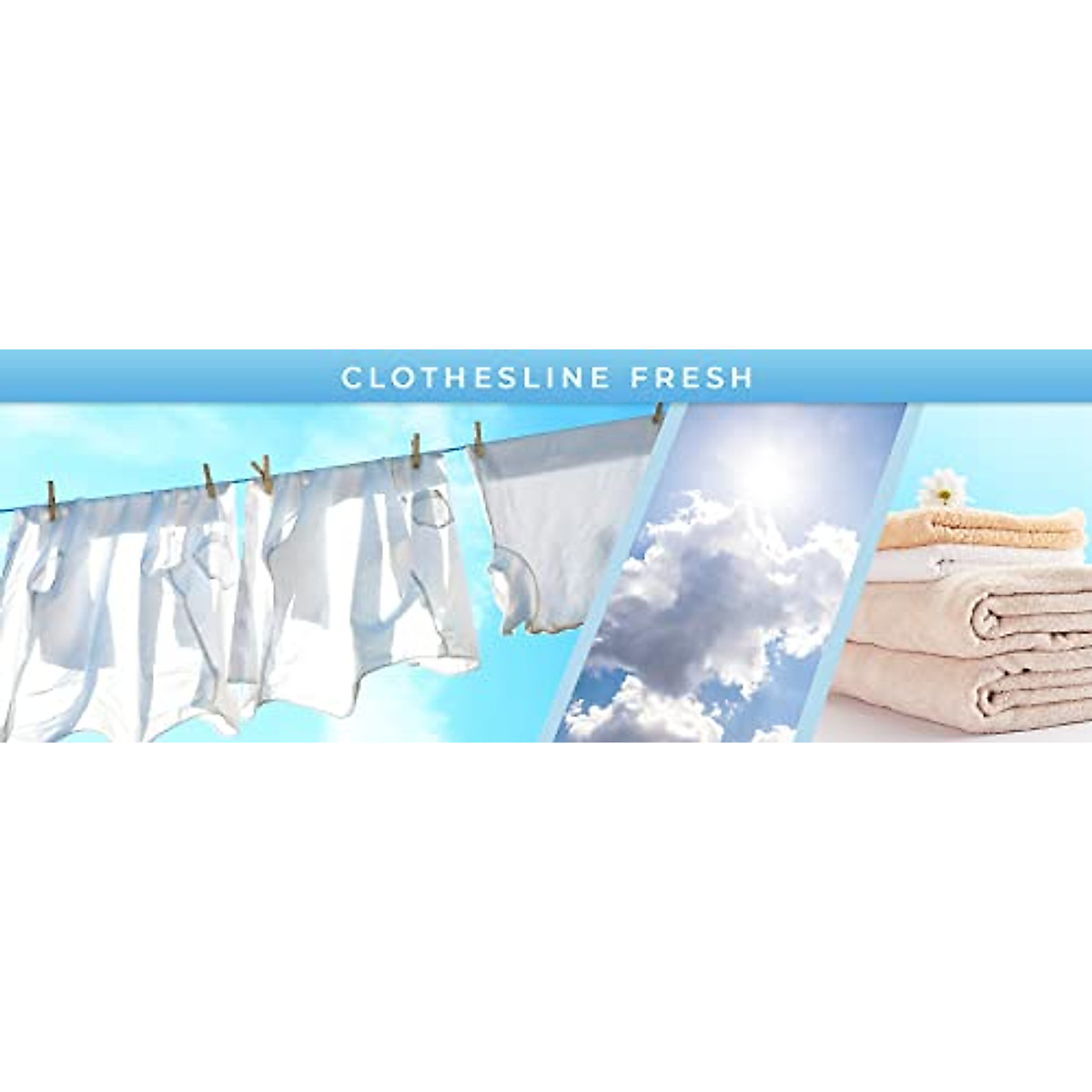 Smoke Odor Exterminator 13oz Jar Candles (Clothesline Fresh, 3) Set of Three Candles.