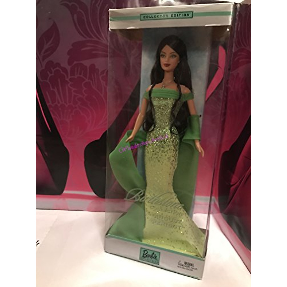 Mattel Barbie 2002 Birthstone Collection - August Peridot Barbie Doll