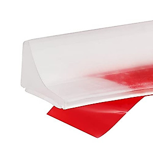 New Collapsible Shower Threshold Water Dam, Self Adhesive Silicone Waterproof Barrier Bathroom and Kitchen Water Strip Dam Shower Guard for Dry And Wet Separation Caulk Seal Strip Edge Trim(TM)