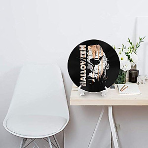Michael Myers Halloween 9.8 Inch Modern Wall Clock Silent Non Ticking Decorative Wall Easy Read Clock Home/Office/Classroom Clock