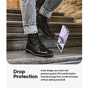 GOOSPERY EZ Mount Wallet Compatible with Galaxy Z Flip 4 Case, Card Holder Loopy Ring Adjustable Kickstand with Horizontal/Vertical [Compatible with Wireless Charging], Lavender