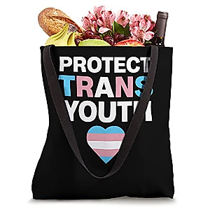 Protect Trans Youth | Transgender LGBTQ | Equality Tote Bag