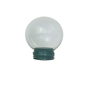 Youda Home Decoration DIY Empty Glass Snow Globe Water Snow Globe Accessories Snow Globe kit (D45mm)