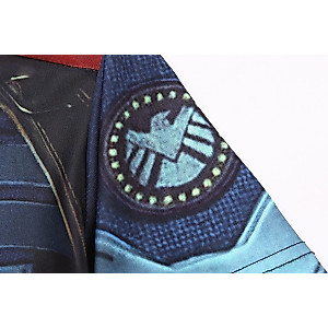 Red Plume Men's Compression Sports Fitness Shirt, Armor Captain T-Shirt (L, Armor+Combat Clothes)