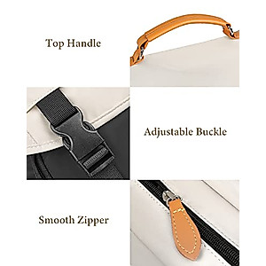 Messenger Bag for Women, 15.6 Inch Laptop Bags Computer Case with Shoulder Strap, Water Resistant Crossbody Carrying Laptop Sleeve Fashion Cute Work Briefcase for Travel School Office, Girl Gift Ideas