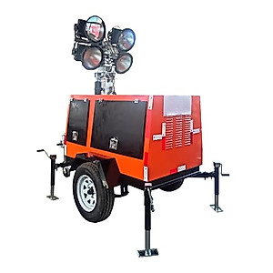 4 * 1000w Led Lamp Automatic Rising-Lowering Mobile Light Tower