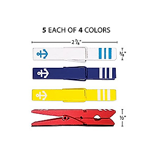 Teacher Created Resources Anchors Magnetic Clothespins (77250)