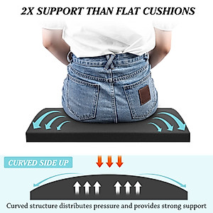 HAVARGO Couch Cushion Support for Sagging Seat, High Density Foam Under Couch Cushion Support Anti Slip, Dark Grey 1Pc